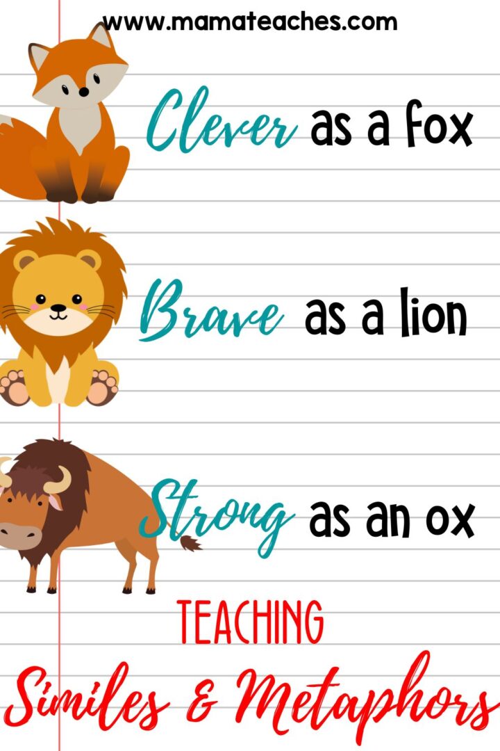Teaching Similes and Metaphors - Mama Teaches