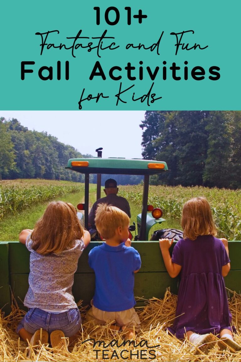 101+ Fantastic and Fun Fall Activities for Kids - Mama Teaches