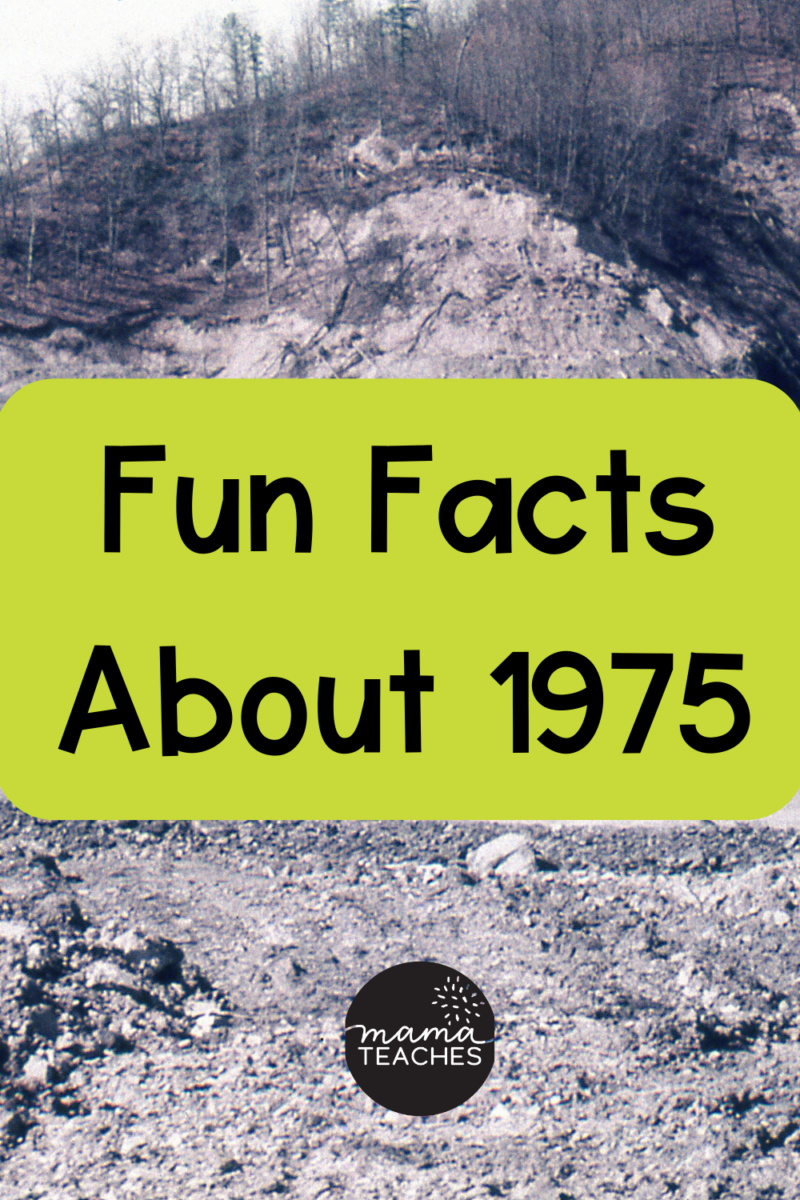 Fun Facts About 1975 - Mama Teaches