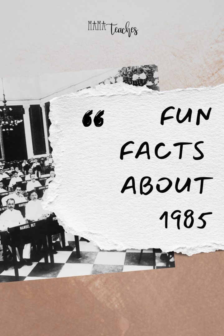 Fun Facts About 1985 - Mama Teaches