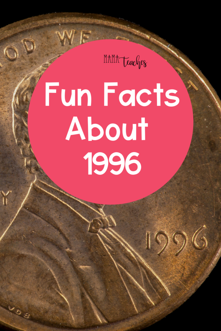 Fun Facts About 1996 - Mama Teaches