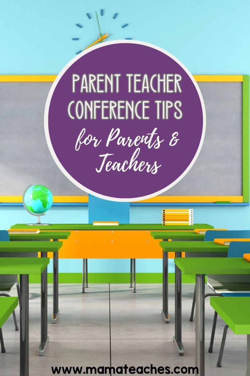 Parent-Teacher Conference Tips for Parents and Teachers - Mama Teaches