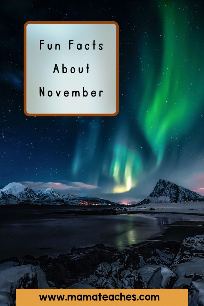 Fun Facts About November for Kids - Mama Teaches