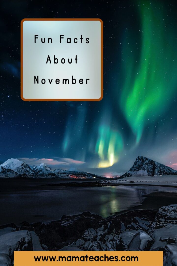 Fun Facts About November for Kids - Mama Teaches