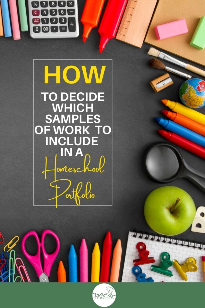 Homeschool Portfolio Samples: Deciding What to Put in a Portfolio