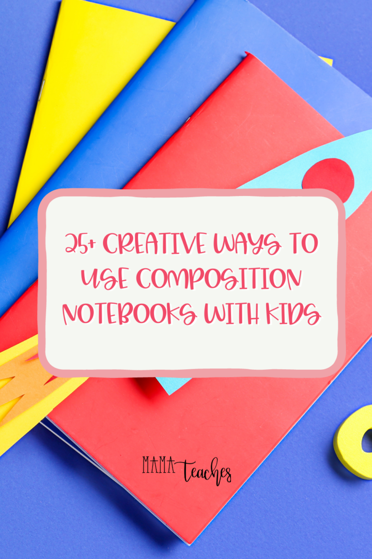 25+ Creative Ways to Use Composition Notebooks with Kids - Mama Teaches