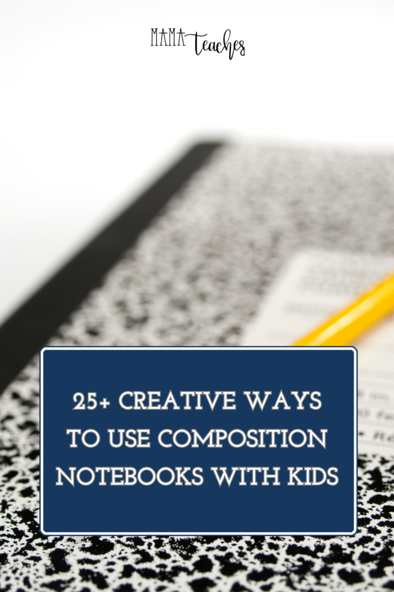 25+ Creative Ways to Use Composition Notebooks with Kids - Mama Teaches