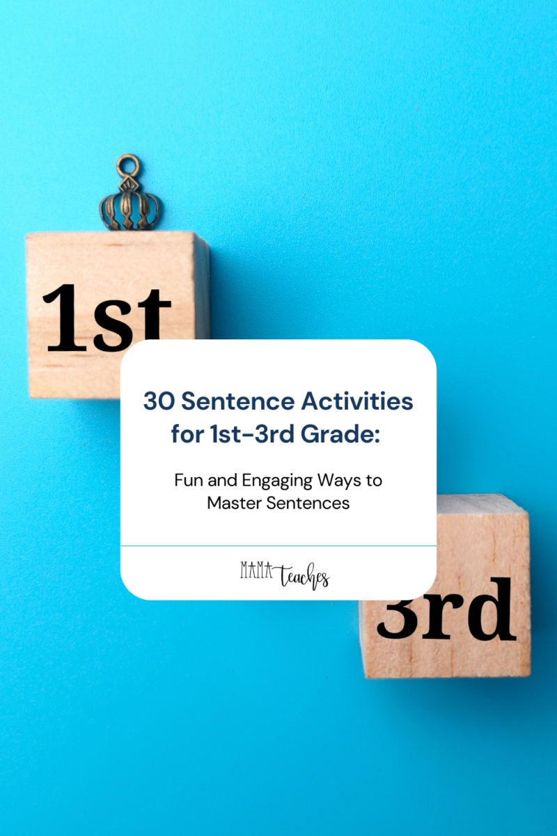 30+ Sentence Activities for 1st-3rd Grade