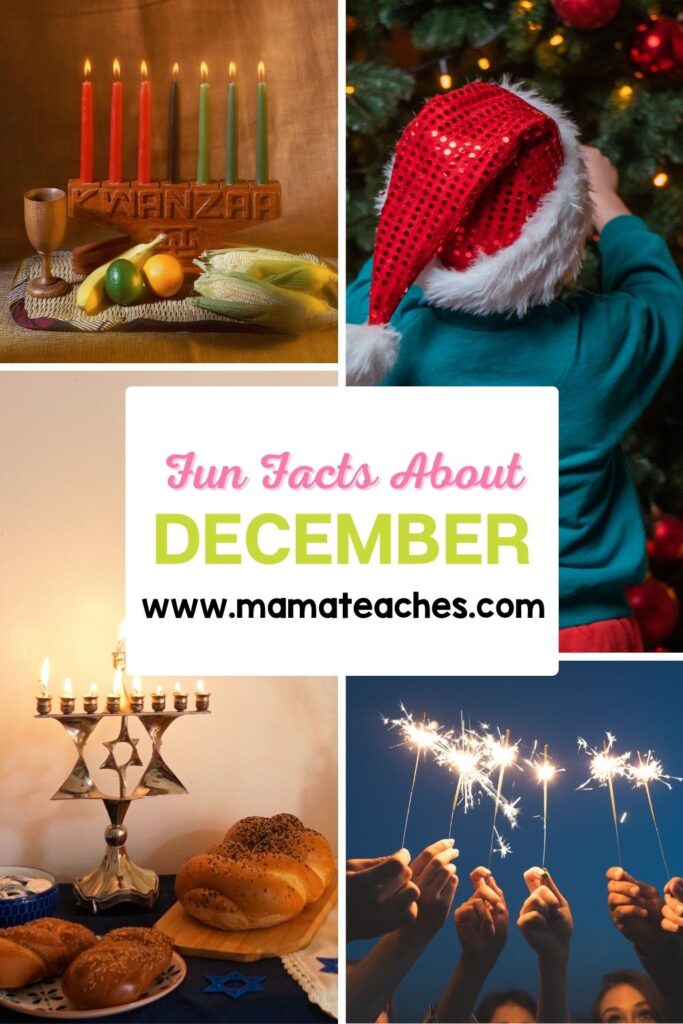 Fun Facts About December - Mama Teaches