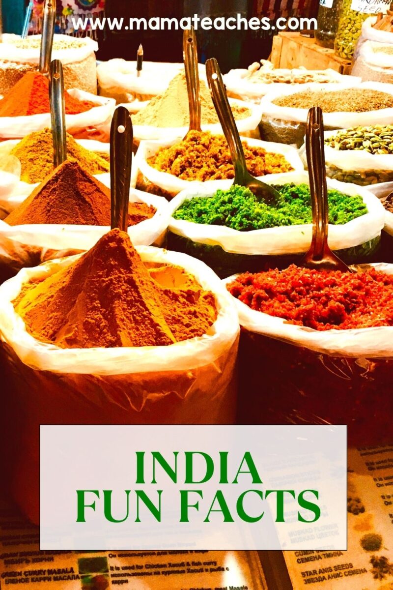 Fun Facts About India - Mama Teaches