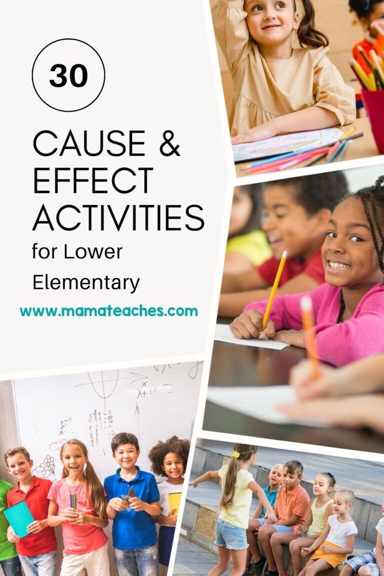 30 Cause and Effect Activities for Lower Elementary - Mama Teaches