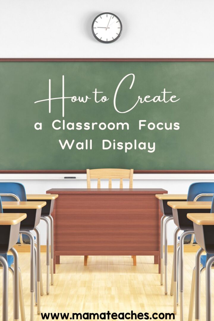 How to Create a Classroom Focus Wall Display - Mama Teaches