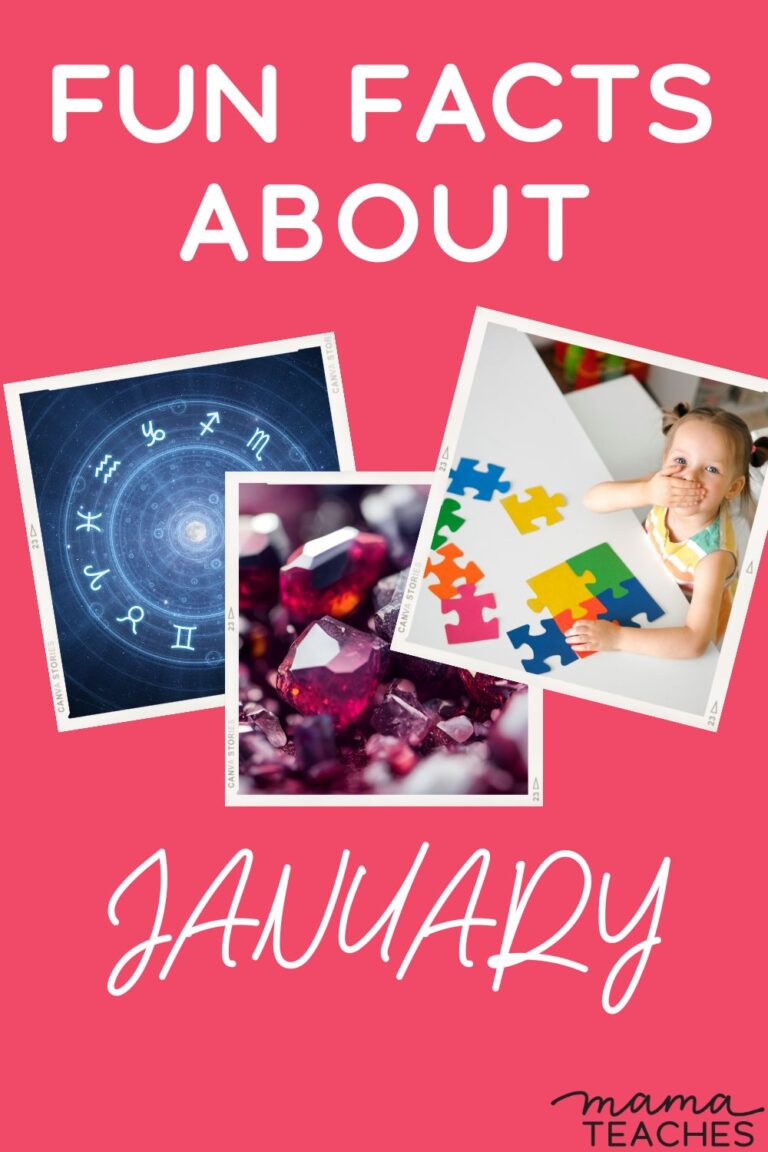 Fun Facts About January - Mama Teaches