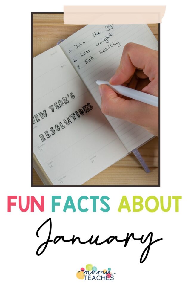 Fun Facts About January - Mama Teaches