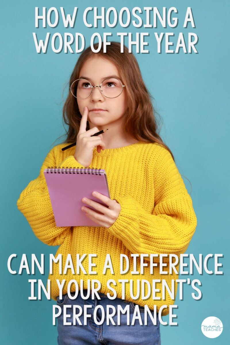 How Choosing a Word of the Year Can Lead to Student Success