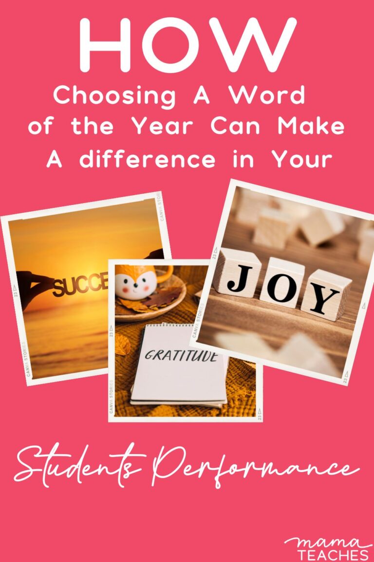 How Choosing a Word of the Year Can Lead to Student Success