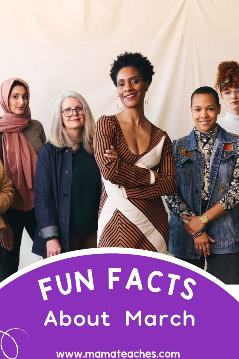 Fun Facts About March - Mama Teaches
