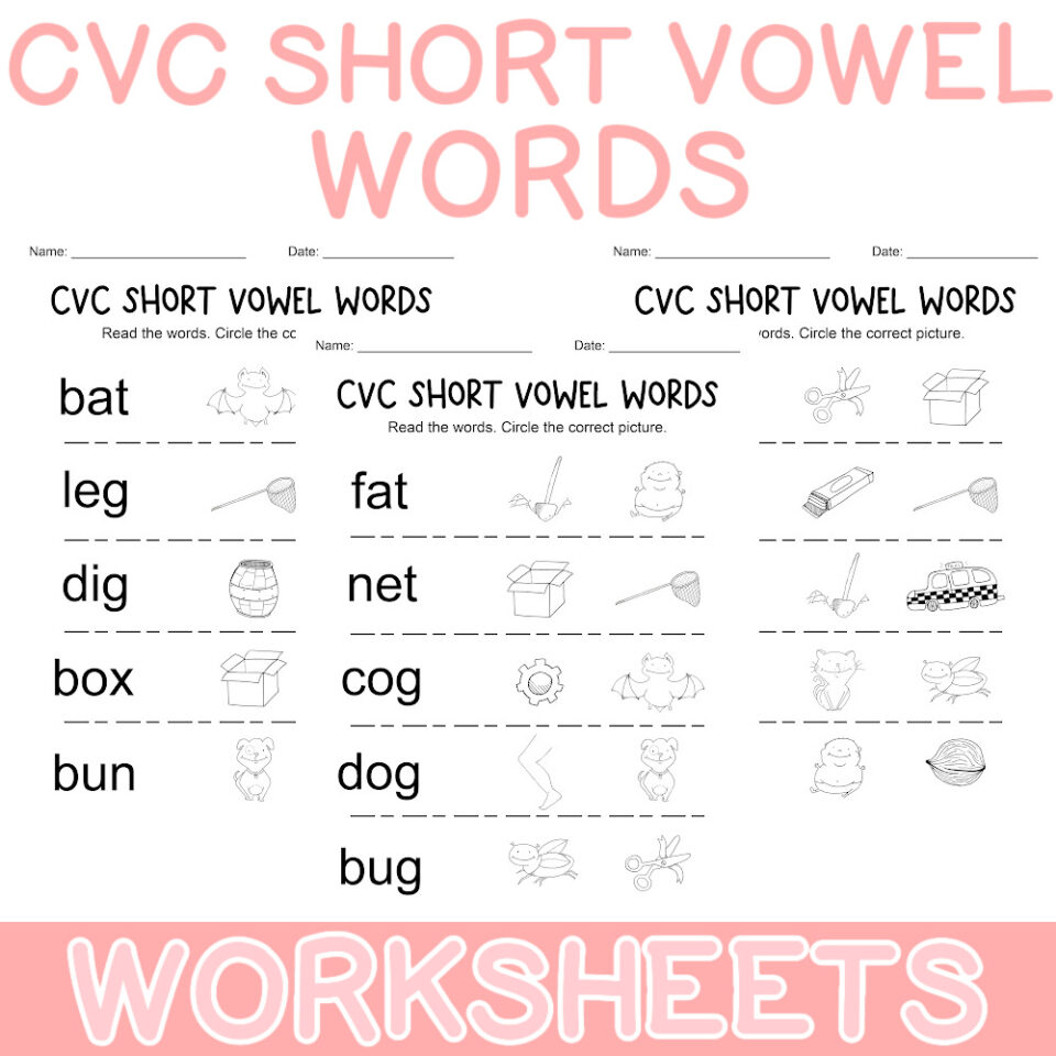 How to Teach Short Vowel Words - Mama Teaches