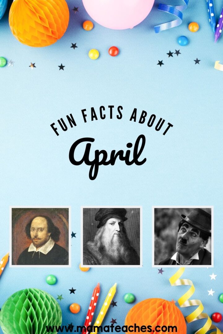 Fun Facts About April - Mama Teaches