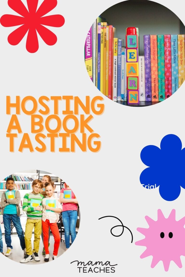 Hosting a Book Tasting - Mama Teaches