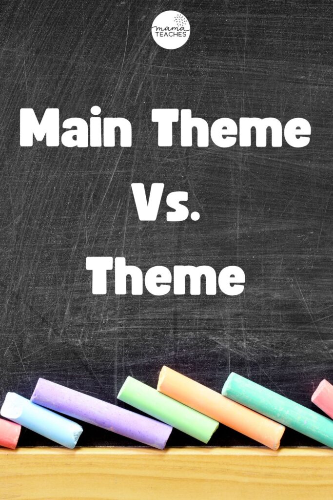 Main Idea Vs. Theme - Mama Teaches