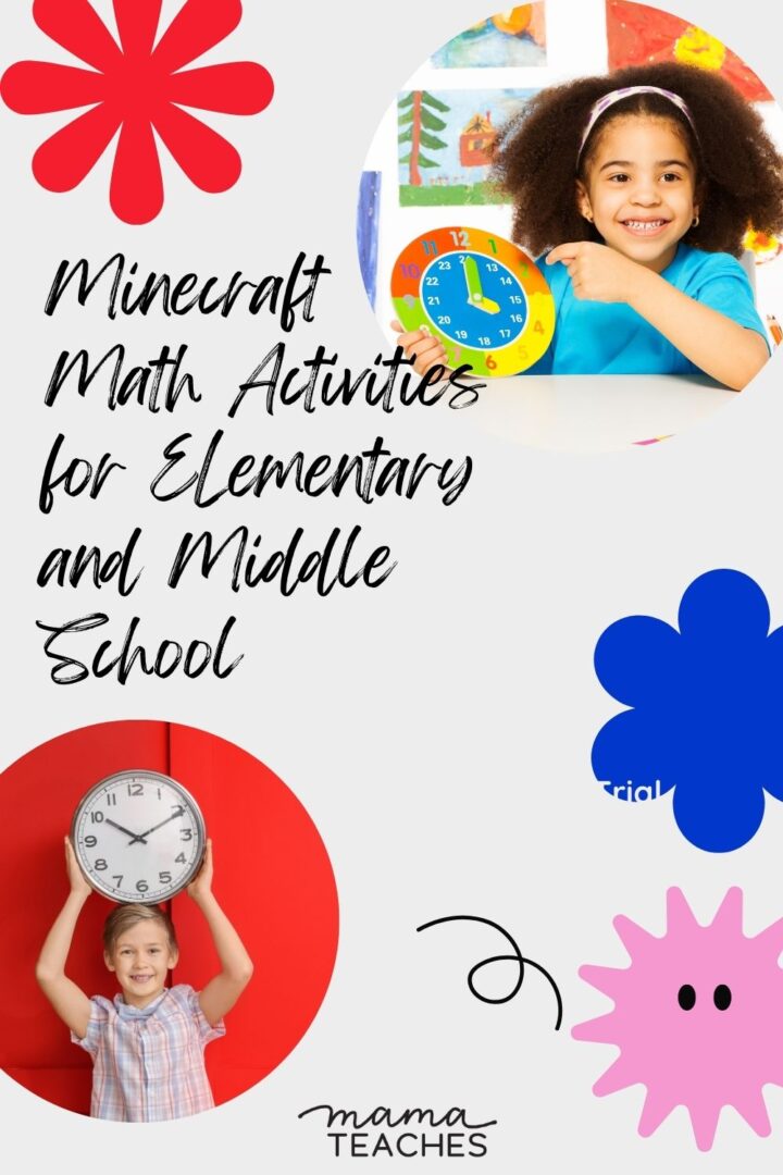 Minecraft Math Activities for Elementary and Middle School - Mama Teaches
