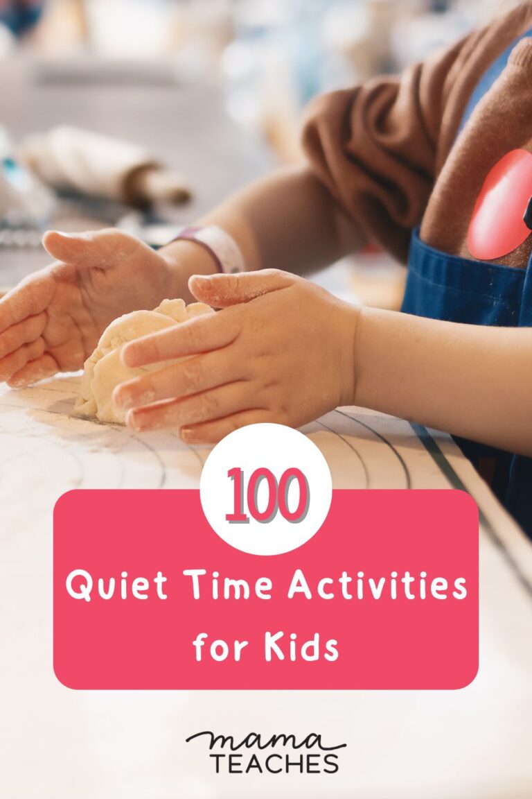 100 Quiet Time Activities for Kids - Mama Teaches