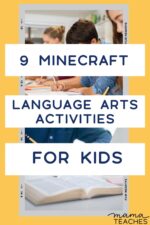 9 Minecraft Language Arts Activities for Kids - Mama Teaches