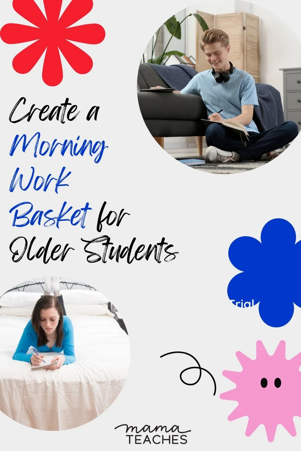 Create a Morning Work Basket for Older Students - Mama Teaches