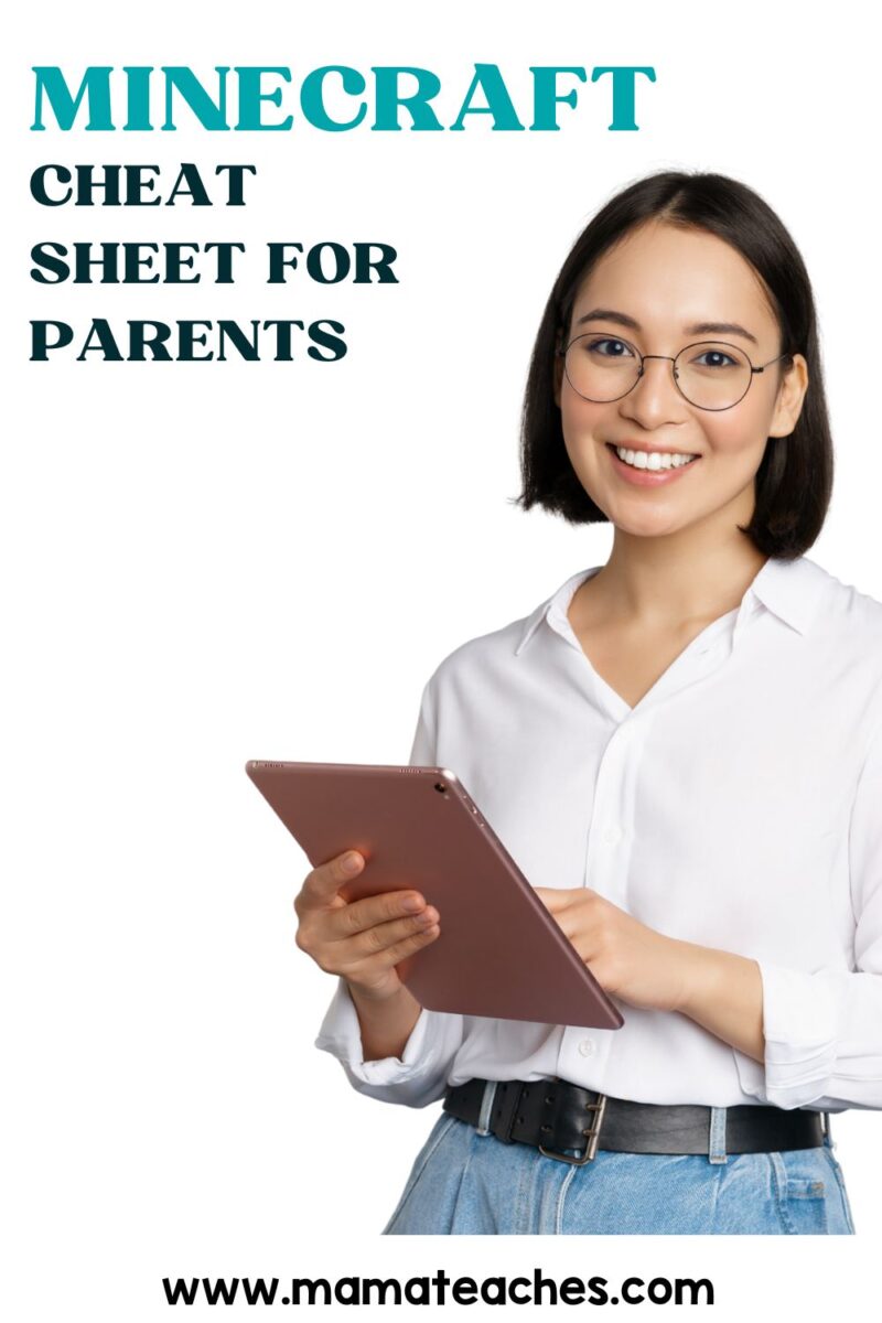 Minecraft Cheat Sheet for Parents - Mama Teaches