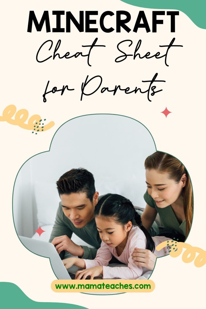 Minecraft Cheat Sheet for Parents - Mama Teaches