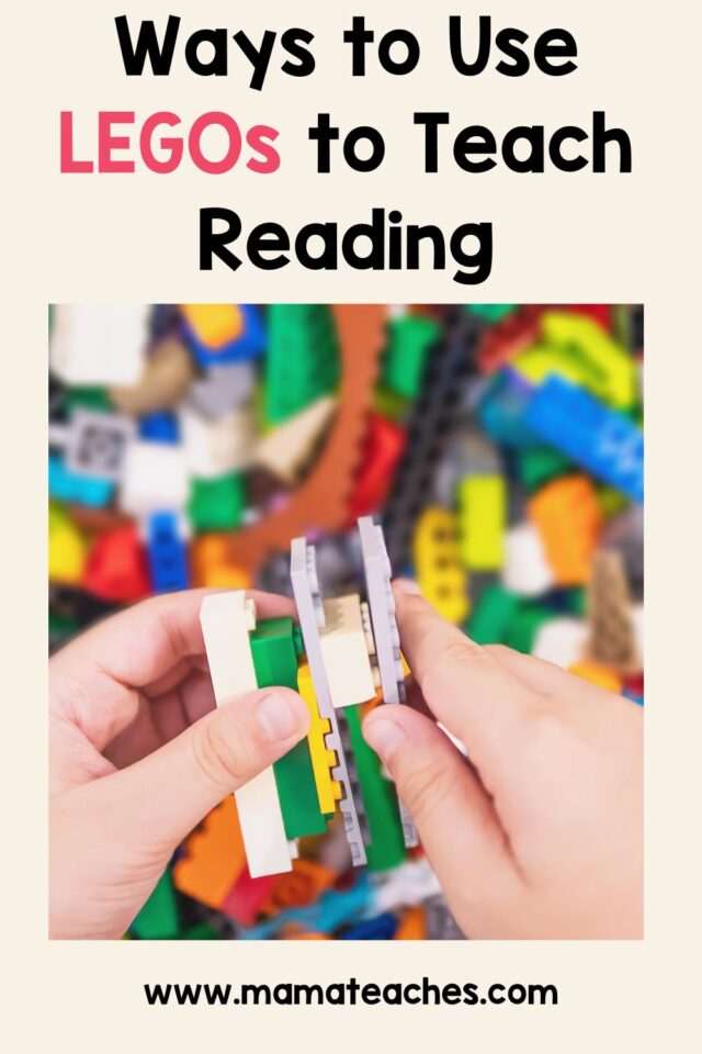 Ways to Use LEGOs to Teach Reading - Mama Teaches