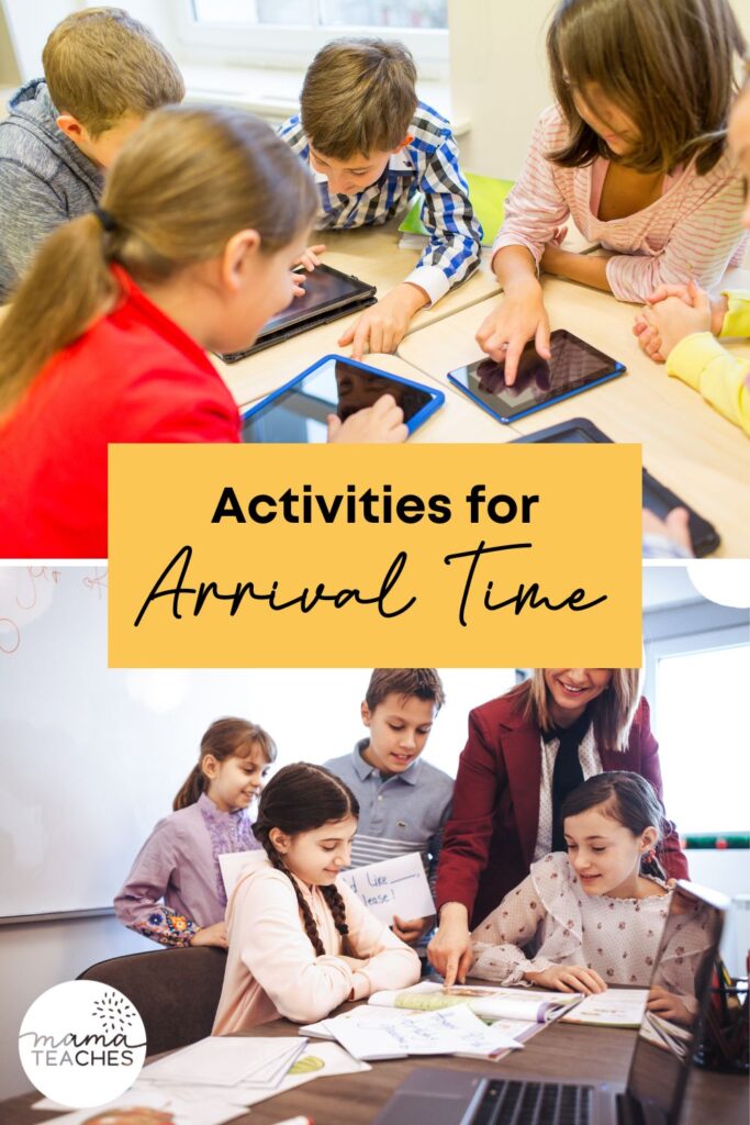 Activities for Arrival Time - Mama Teaches