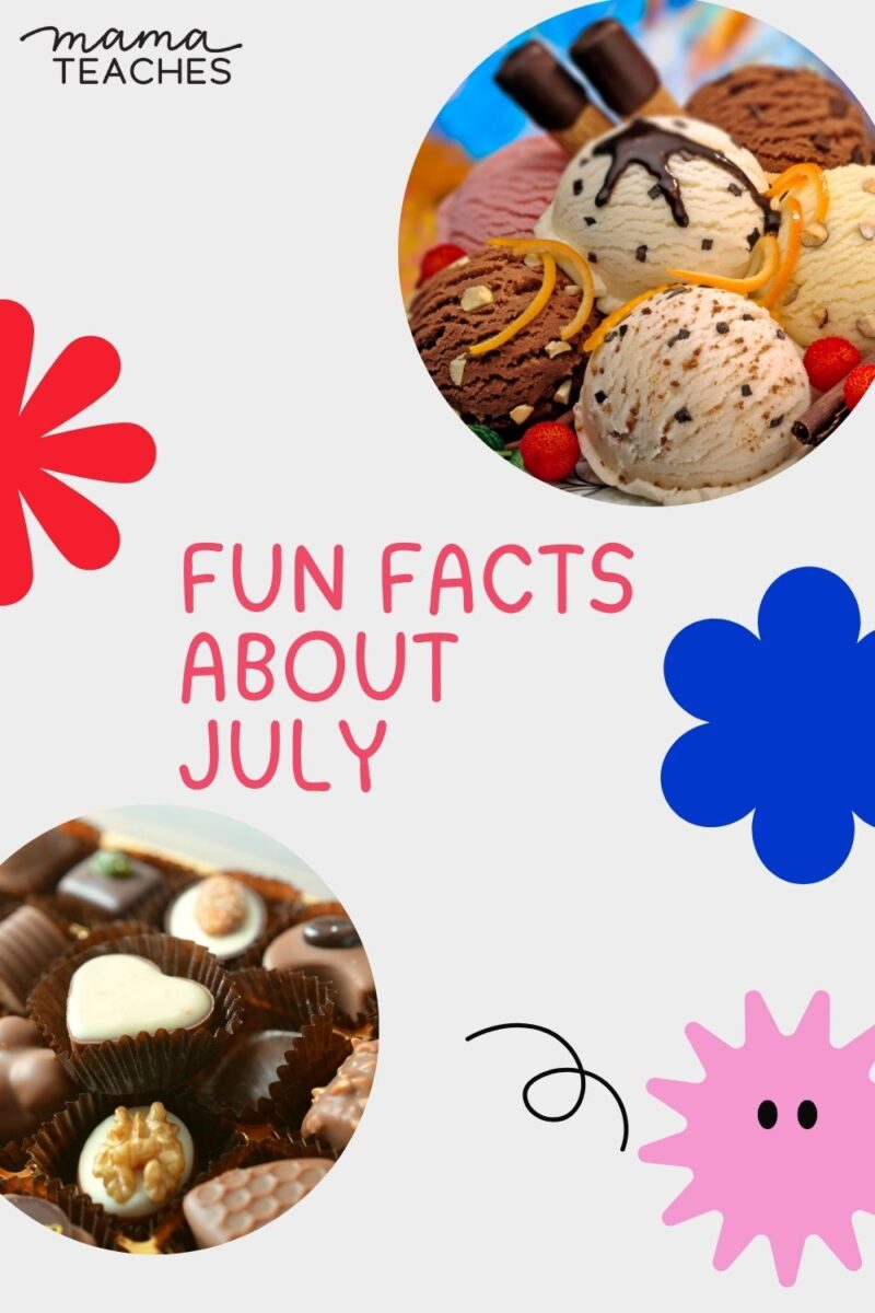 Fun Facts About July - Mama Teaches