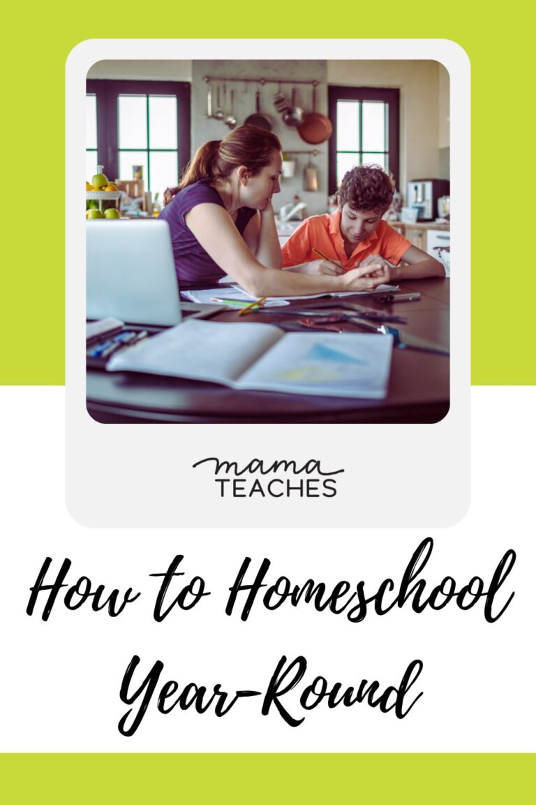How to Homeschool Year-Round - Mama Teaches