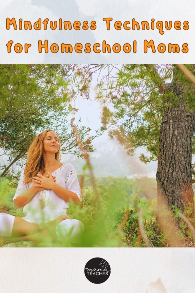 Mindfulness Techniques for Homeschool Moms - Mama Teaches Mindfulness Techniques for Homeschool Moms - Mama Teaches