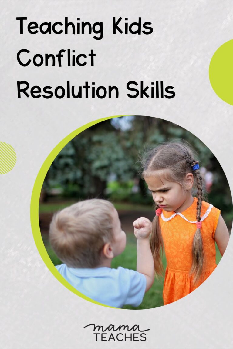 Teaching Kids Conflict Resolution Skills - Mama Teaches