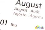 Fun Facts About August - Mama Teaches