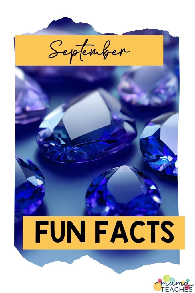 Fun Facts About September - Mama Teaches