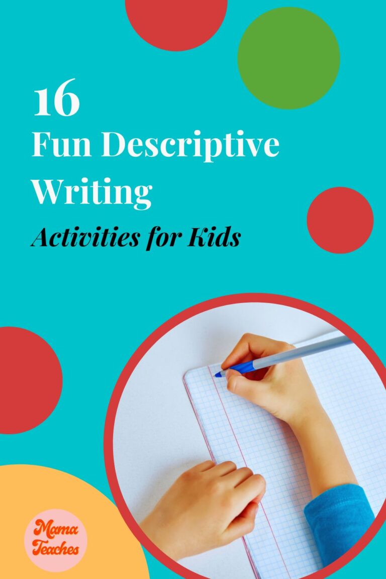 16 Fun Descriptive Writing Activities for Kids - Mama Teaches