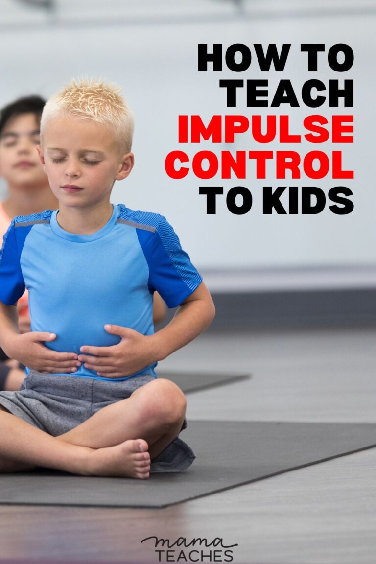How to Teach Impulse Control to Kids - Mama Teaches