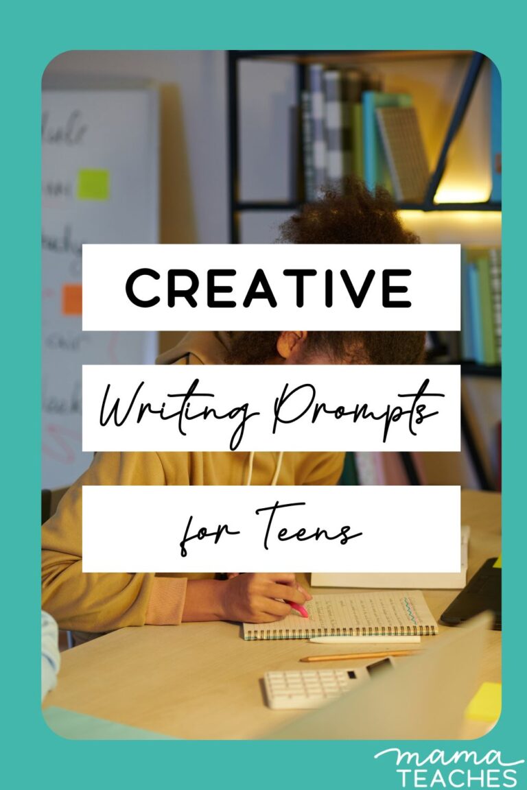 Creative Writing Prompts for Teens - Mama Teaches