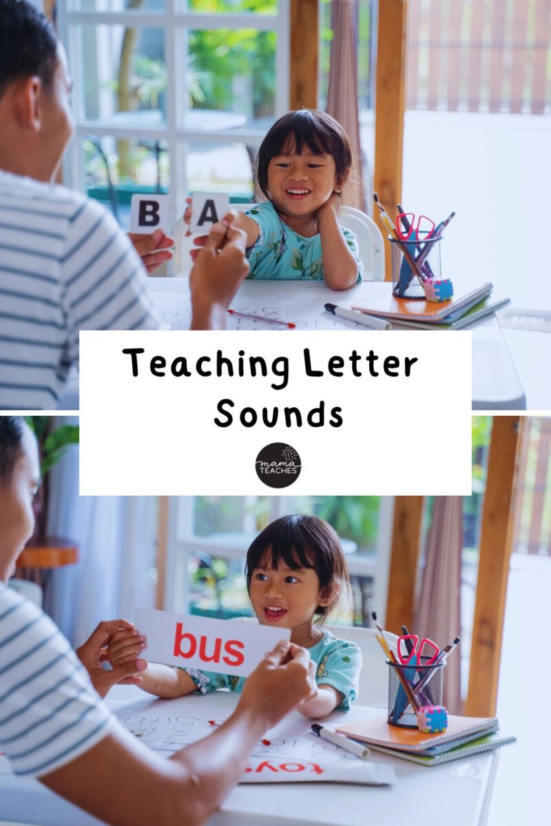 How to Teach Letter Sounds - Mama Teaches