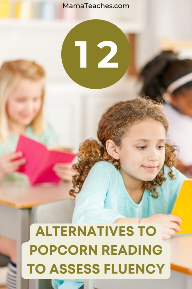 12 Alternatives to Popcorn Reading to Assess Fluency - Mama Teaches