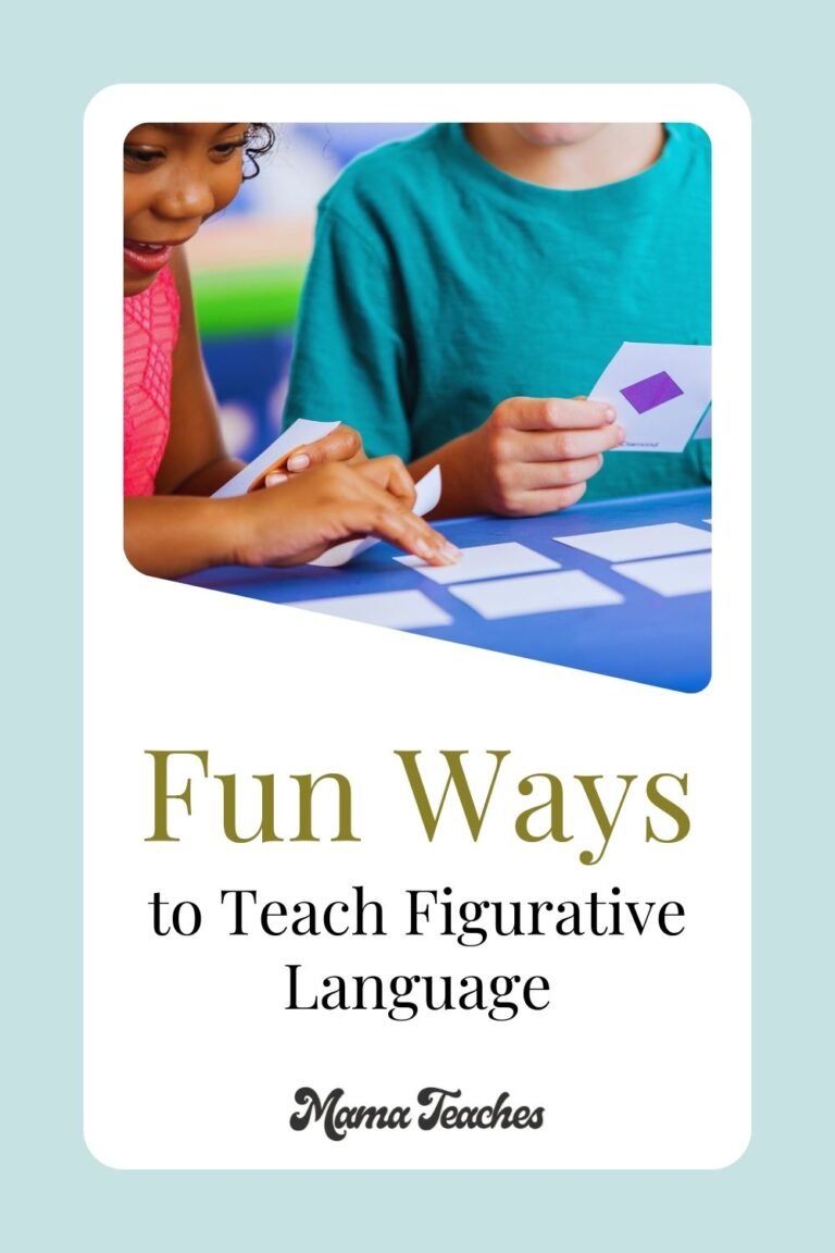 Fun Ways to Teach Figurative Language - Mama Teaches